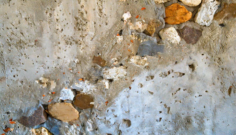 Concrete Texture with Small Stones Parts Inside Stock Illustration ...