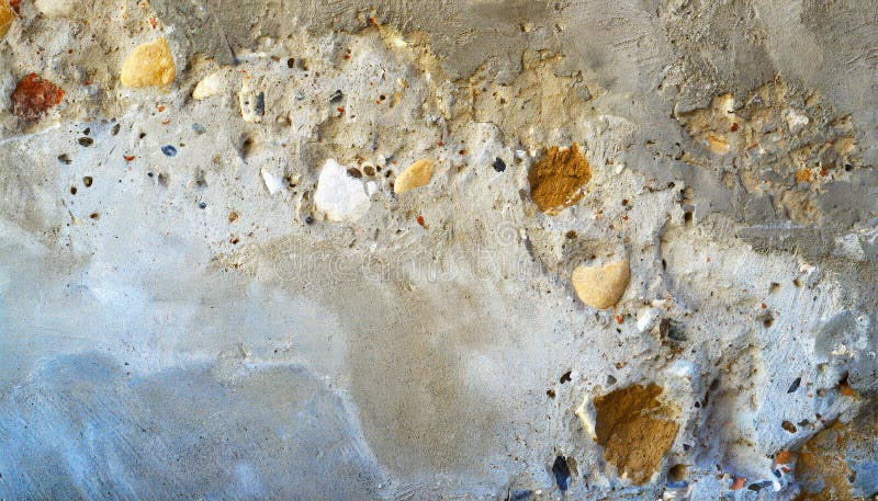 Concrete Texture with Small Stones Parts Inside Stock Illustration ...