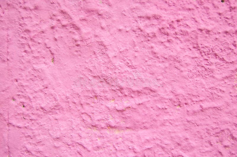 Concrete Textured Wall Painted with Pink Paint Stock Image - Image of ...