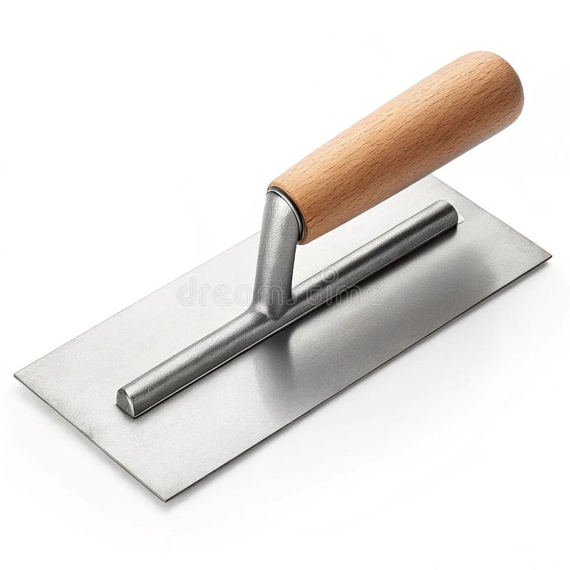 Concrete Trowel for Smoothing Wet Concrete Stock Illustration ...