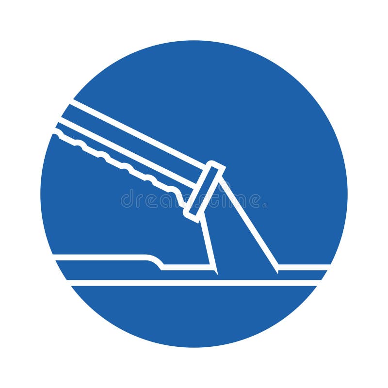 Concrete Trowel Machine Logo Vector Icon Illustration Stock Vector ...