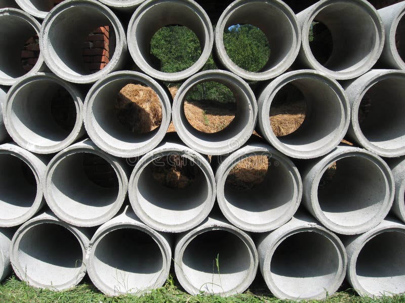 Concrete tube stock image. Image of great, water, waiting - 59416781