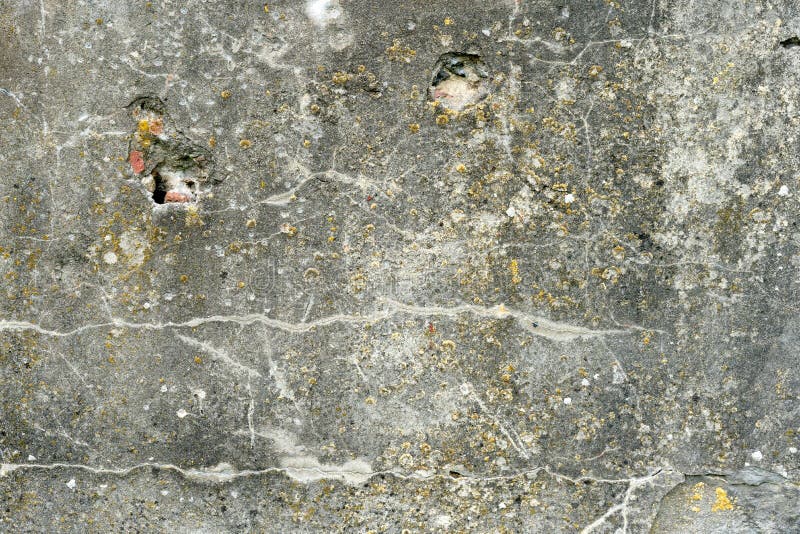 Concrete Wall As a Texture Destroyed by Time. Stock Photo - Image of ...