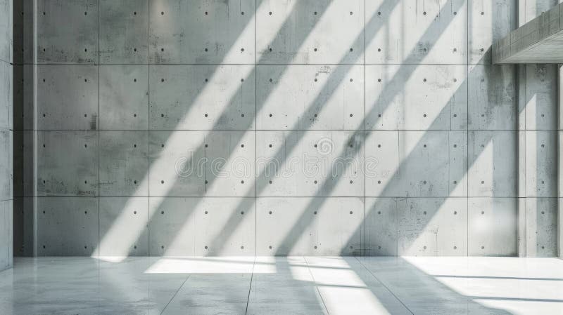 Concrete Wall Background, Abstract Modern Grey Space, Empty White Tiled ...