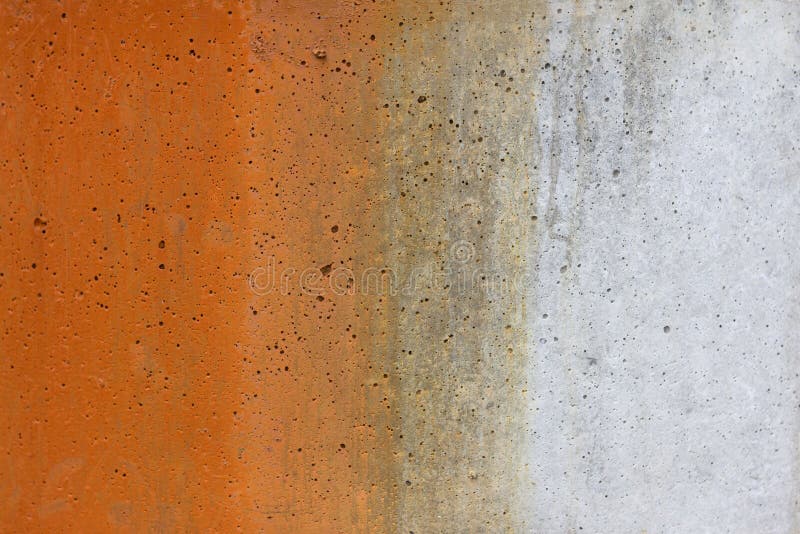 Concrete Wall Background with Rust Color Gradient Stock Image - Image ...