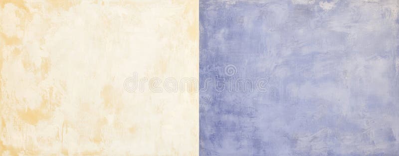 Concrete Wall with Beige and Blue Split, Textured Finish. Ideal ...