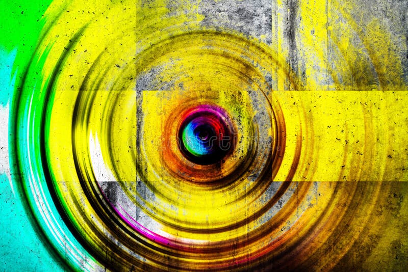 Colorful concrete wall stock illustration. Illustration of colourful ...