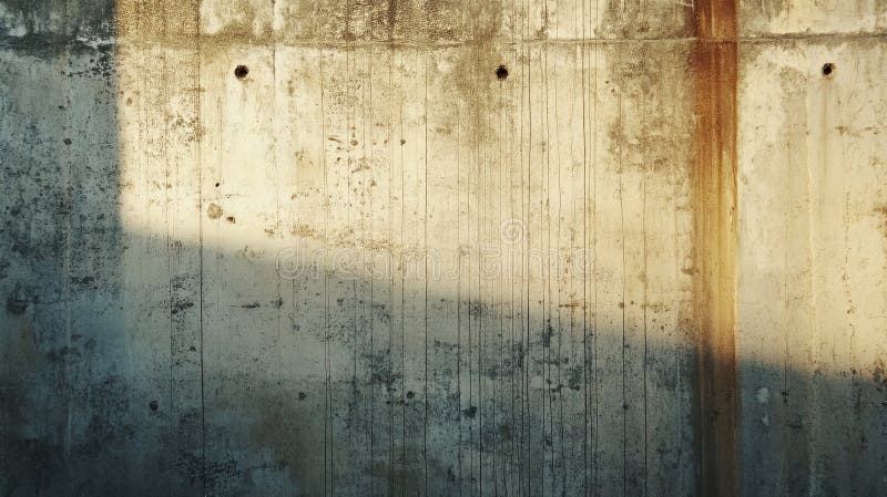 A Concrete Wall Displays an Array of Natural Textures and Intricate ...