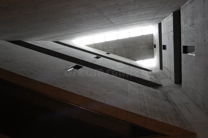 Concrete Wall Facade Texture Gray Facade Close-up Triangle Stock Photo ...