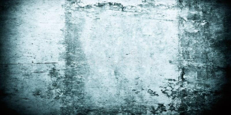 Grunge Blue Concrete Wall Creating a Textured Background with Vignette ...
