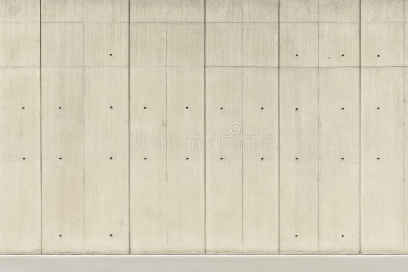 Concrete Wall with Industrial Texture and Panel Seams Stock Image ...