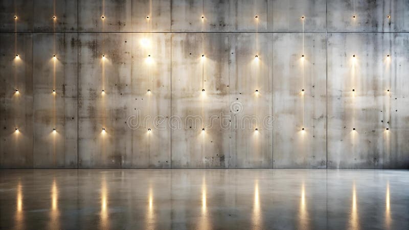 Concrete Wall with Light Reflections Texture: Abstract and Shimmering ...