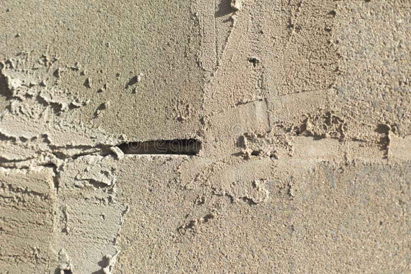 Concrete Wall. Raw Wall Surface Stock Photo - Image of cement, design ...