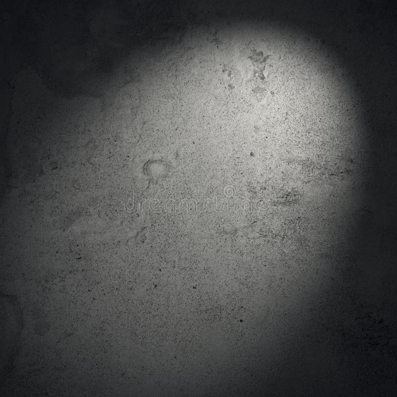Concrete Wall with Spotlight Stock Image - Image of background, light ...