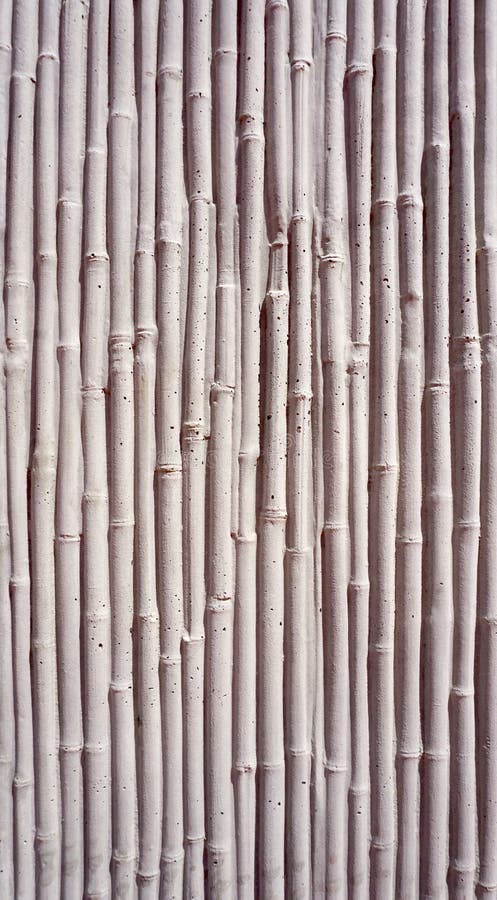 Concrete Wall Texture Bamboo Pattern Stock Photo - Image of cement ...