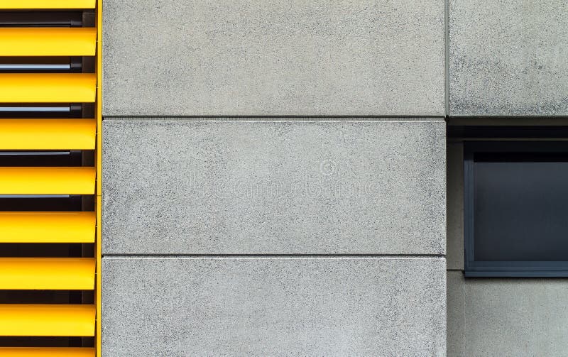 Concrete Wall Texture Next To a Window Stock Image - Image of ...