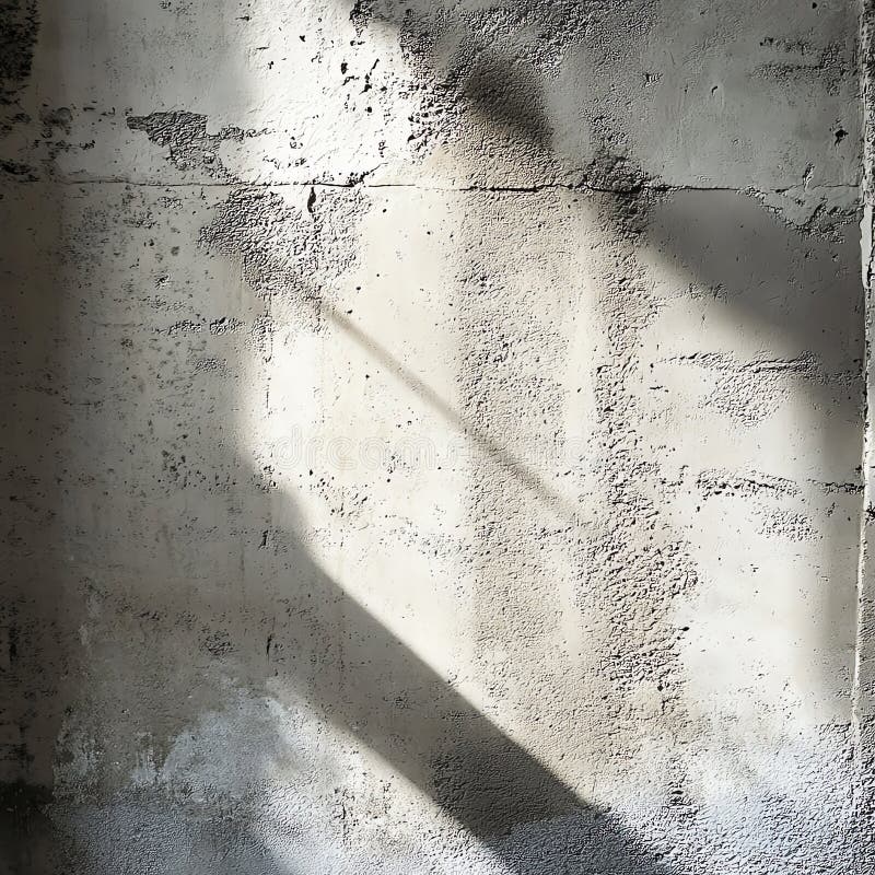 Concrete Wall Texture Sunlight Shadow Background Stock Illustration ...