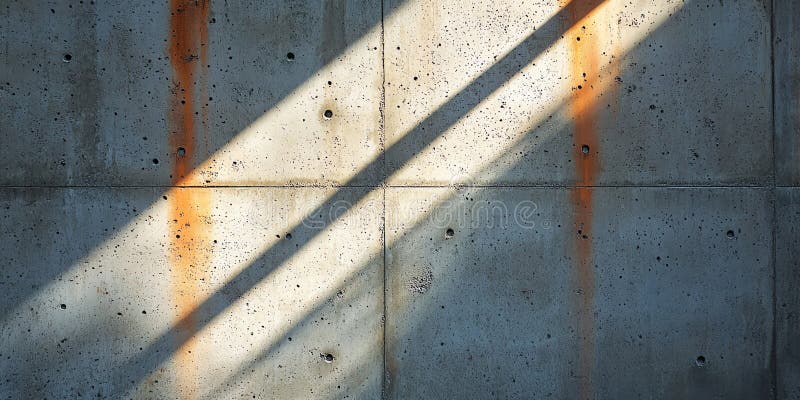 Concrete Wall Texture Sunlight Shadows Stock Illustration ...