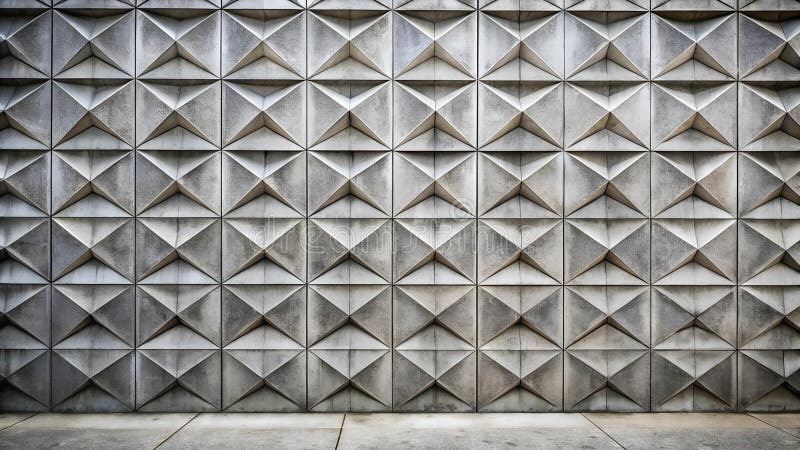 Concrete Wall with Texture: Textural and Geometric Generative AI Stock ...