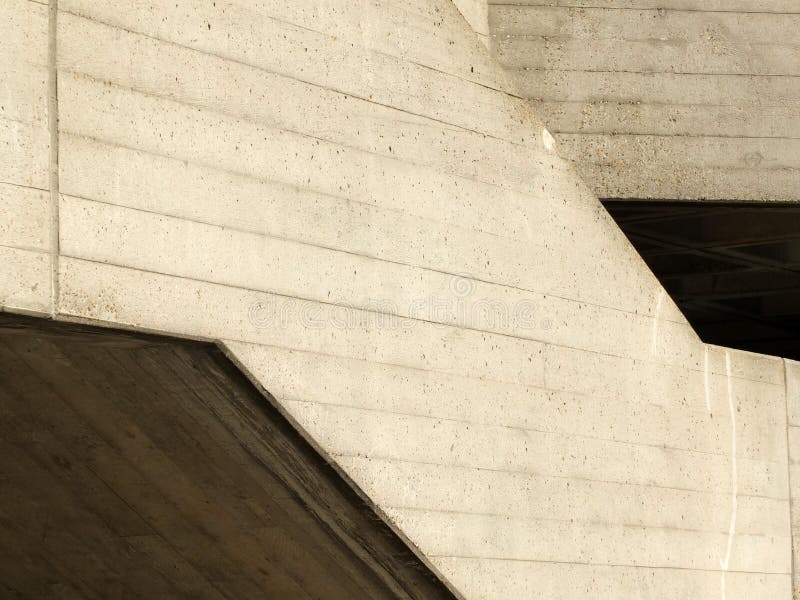 Concrete Walls and Angled Surfaces and Slopes with a Cat Texture Stock ...