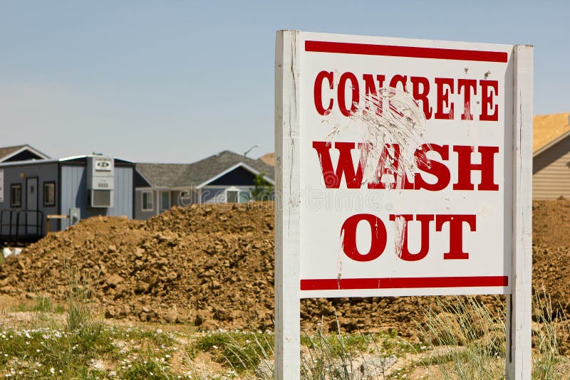 Concrete Wash out stock image. Image of energy, environment - 25438325