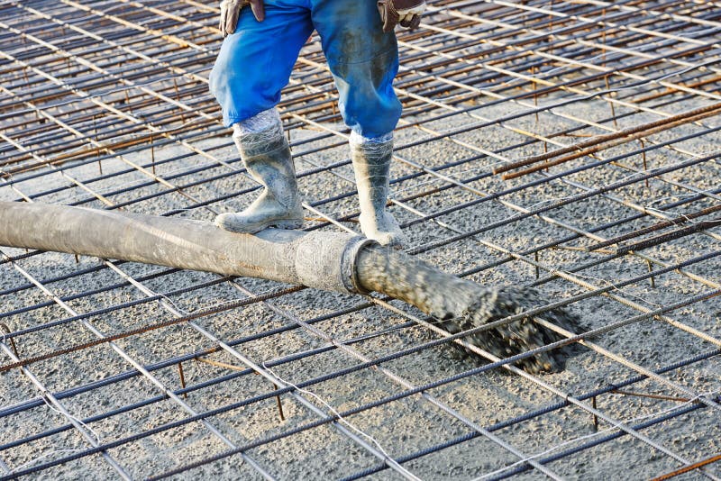 Concrete work stock image. Image of industry, footing - 46319281