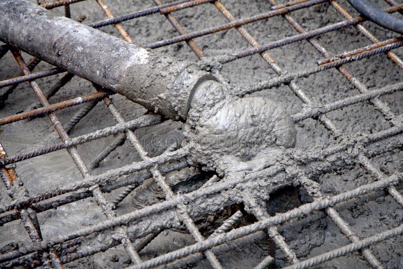 Concreting works stock photo. Image of concrete, concreting - 55429372