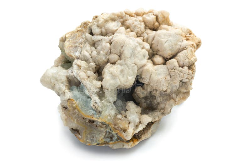 Concretion of Minerals with Small Cavities Inside Stock Photo - Image ...