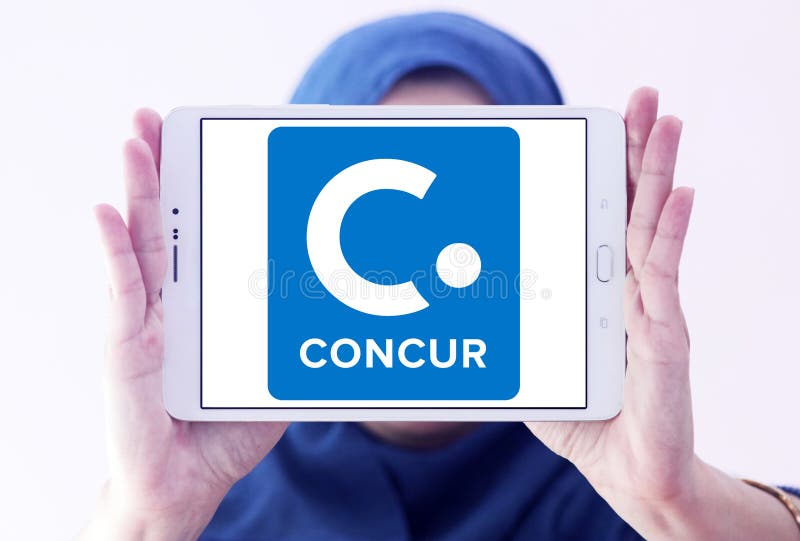 Concur Technologies logo editorial photography. Image of company ...
