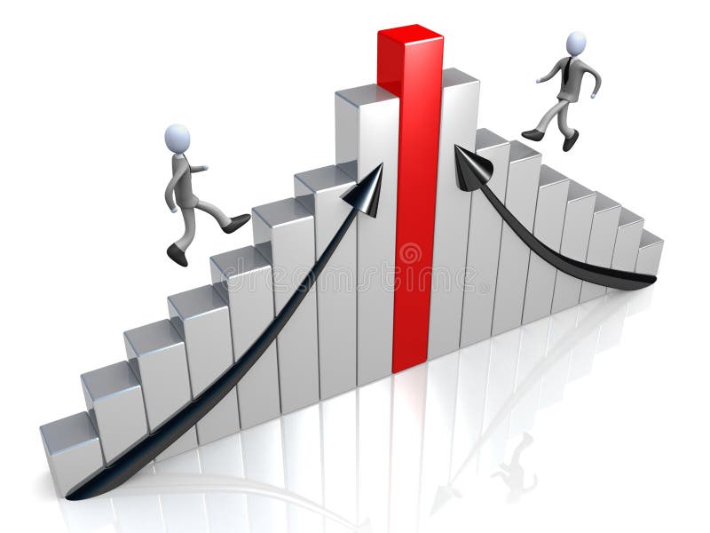 Concurrence illustration stock. Illustration du investissement - 4615900