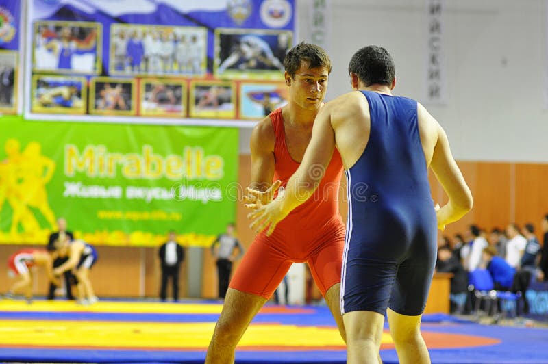 Concurrentie Bij Het Grieks-Romeinse Worstelen Redactionele Stock Foto ...