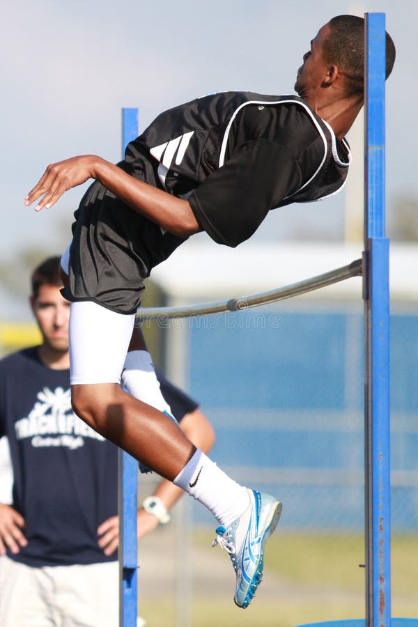 Concurrentie Van Hoogspringen Redactionele Fotografie - Image of ...