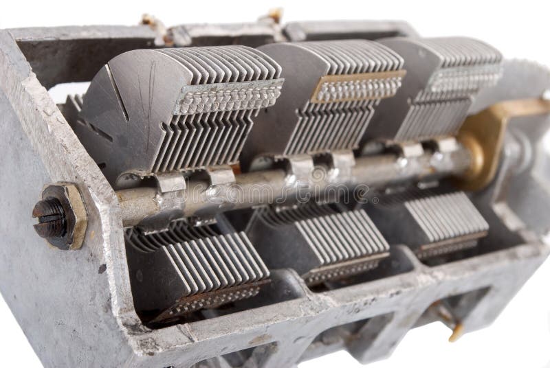 Condensateur variable photo stock. Image du métal, électronique - 27062944