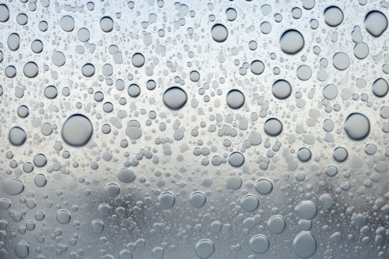Condensation Bubbles on a Cold Glass of Water Stock Photo - Image of ...