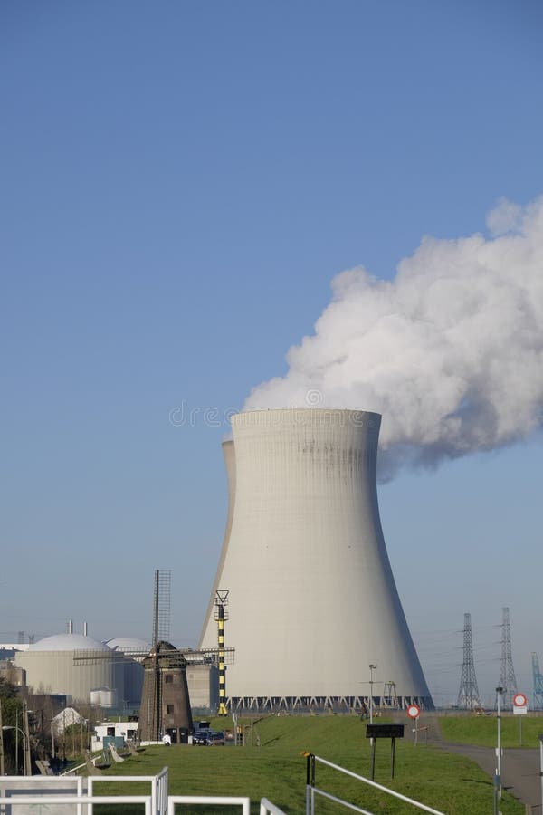 Condensation Tower In A Sodium Carbonate Plant Stock Photo - Image of ...