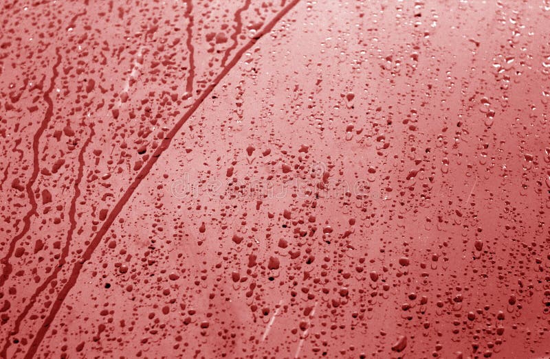 Condensation Drops Texture in Red Tone Stock Photo - Image of ...