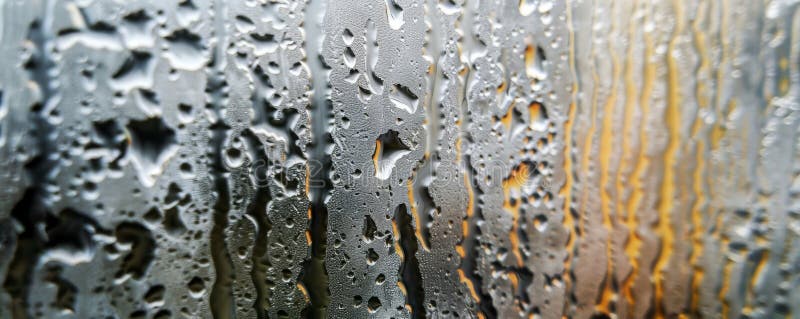 Condensation on Glass with Gradient Colors Stock Photo - Image of ...