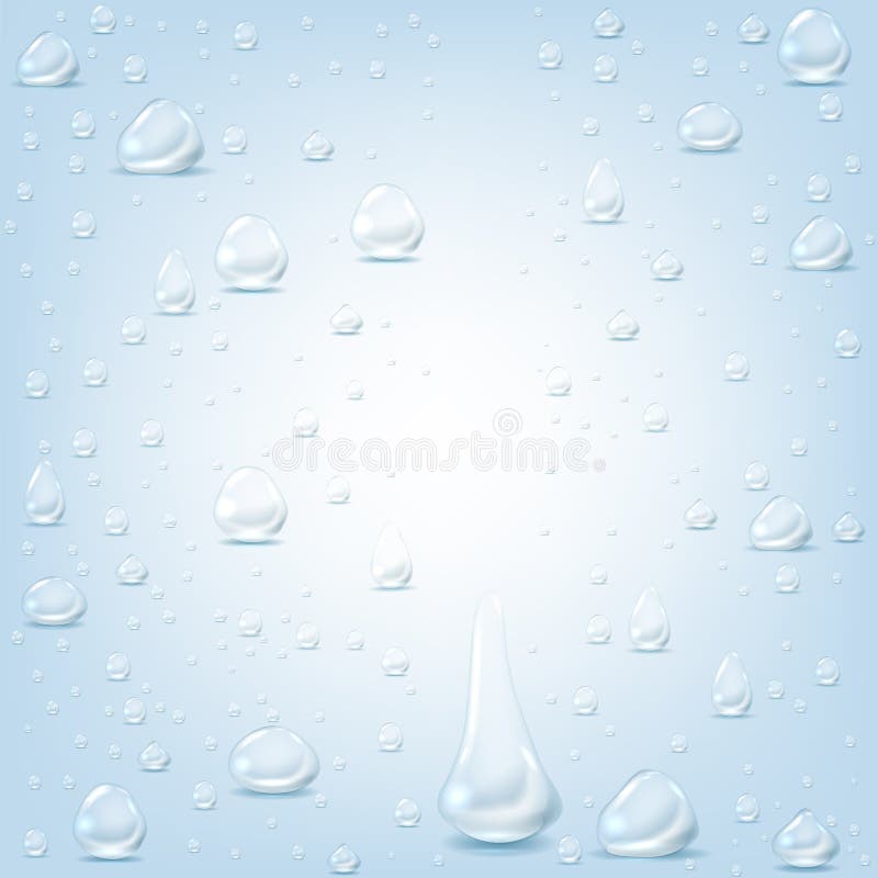 Condensation water drops stock vector. Illustration of condensation ...