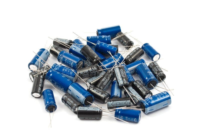 Condensatoren stock afbeelding. Image of elektronika - 16821441