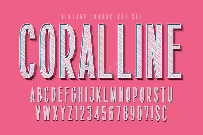 Condensed Comical 3d Display Font Design, Alphabet Stock Vector ... Condensed Comical 3d Display Font Design, Alphabet Stock Vector ...