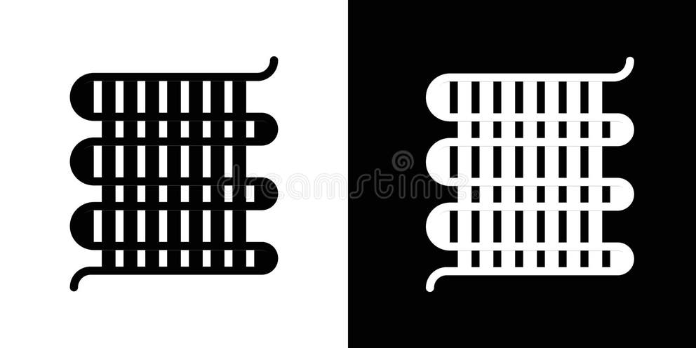 Condenser Coil Icon Isolated Flat Vector in Outline Stock Vector ...
