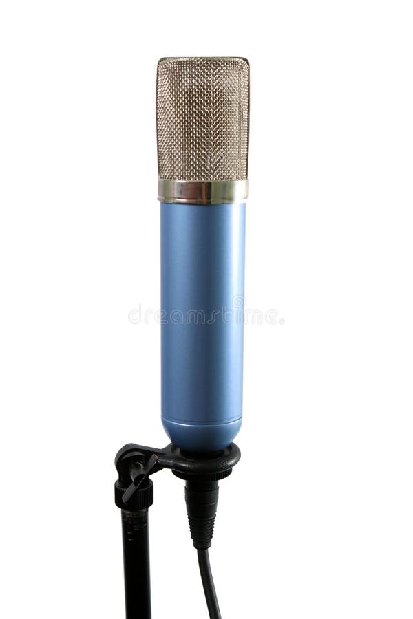 Condenser Mic or Microphone Back Side View Stock Photo - Image of ...