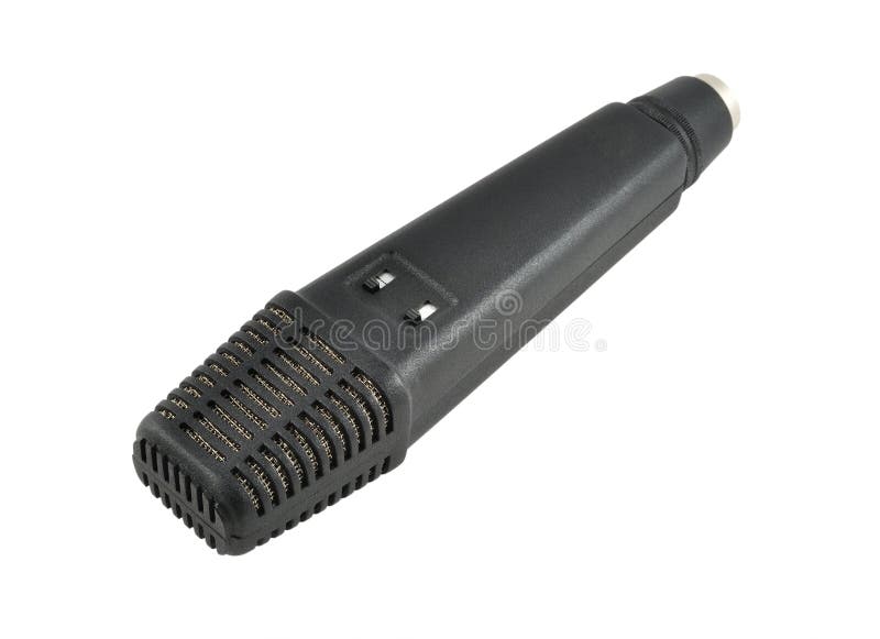 Condenser microphone stock photo. Image of retro, radio - 17237406
