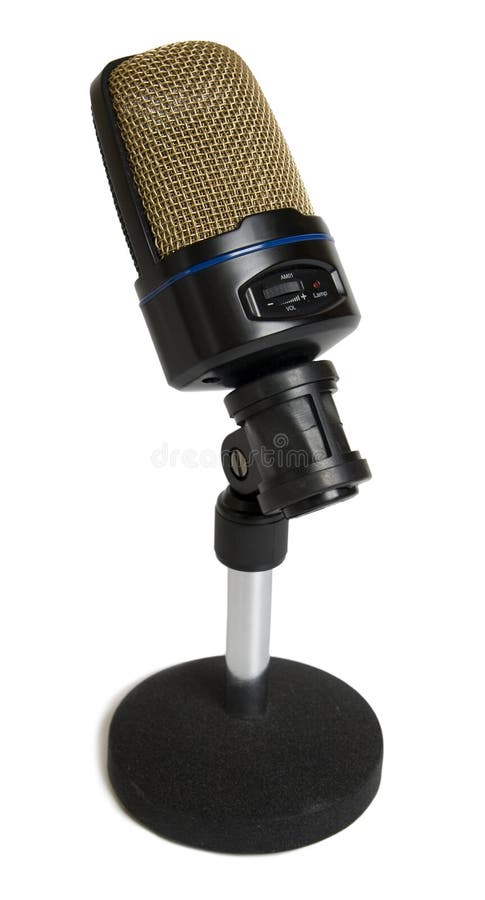 Condenser Microphone stock image. Image of recording, speak - 7256443