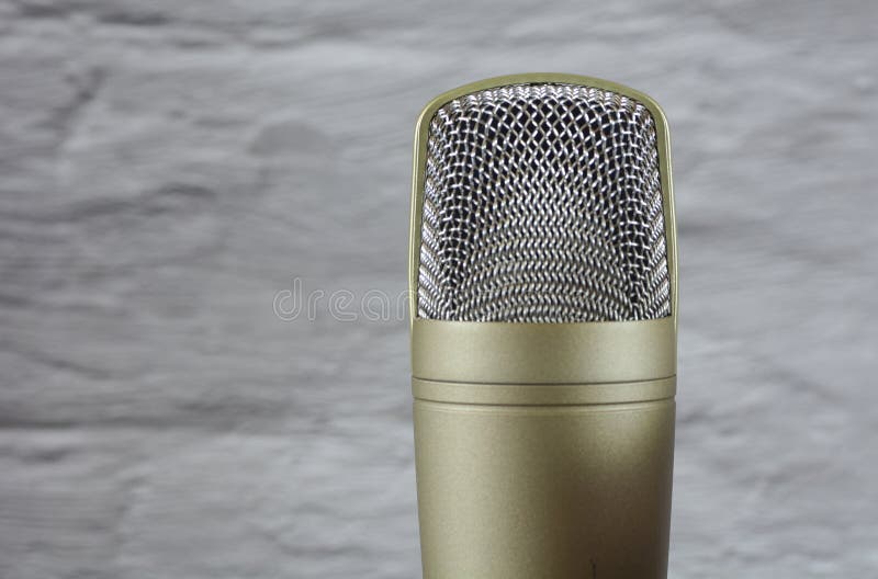 Condenser Microphone Studio Shoot Stock Image - Image of karaoke ...