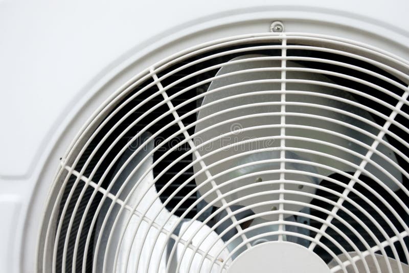 Condenser Unit Coil Fan Air Conditioner Stock Photo - Image of metal ...