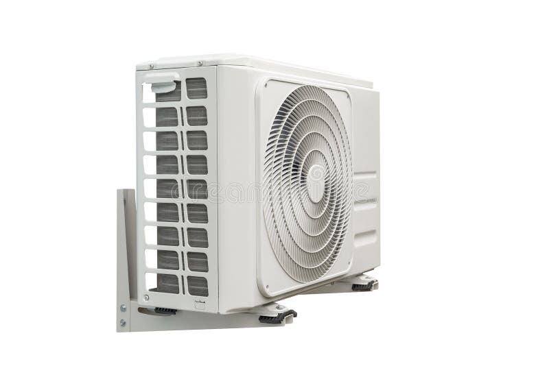 Condensing Unit of Air Conditioning Systems Isolated on White with ...