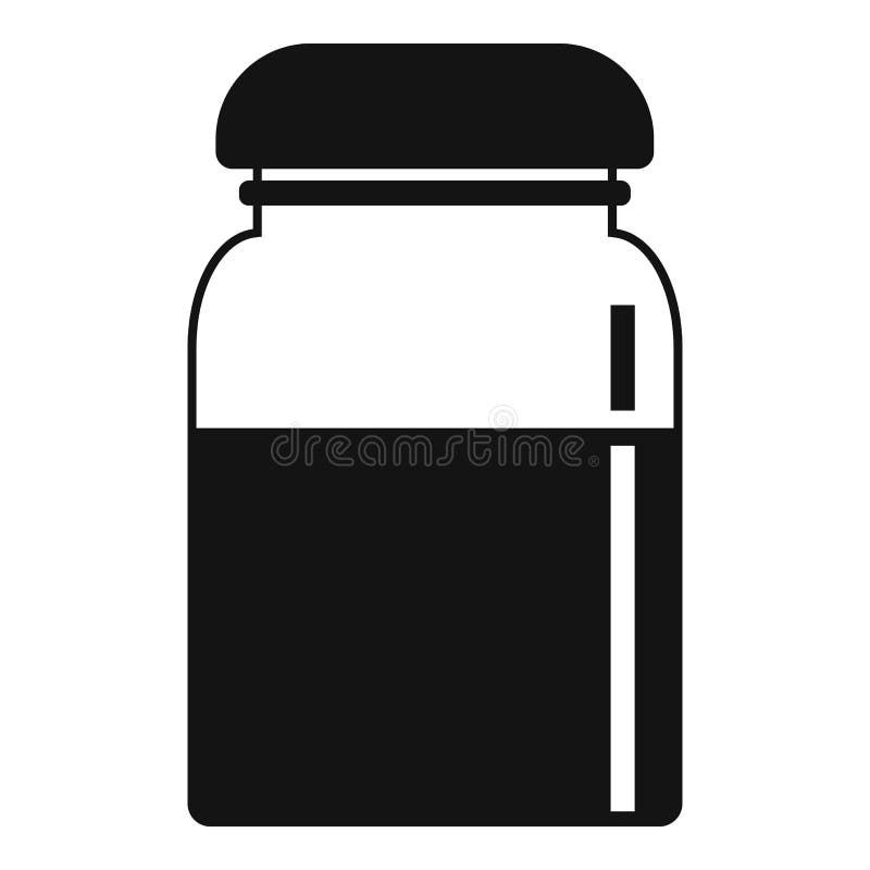Condiment Icon, Simple Style Stock Vector - Illustration of bottle ...
