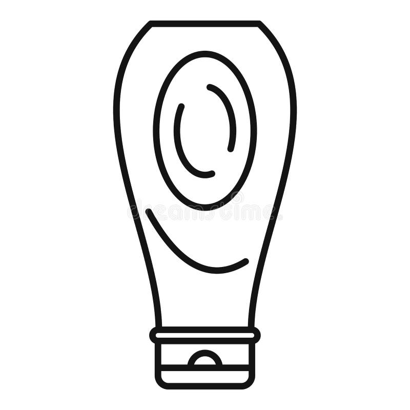 Condiment Mustard Bottle Icon, Simple Style Stock Vector - Illustration ...