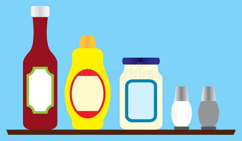 Generic Condiments Stock Illustrations – 2 Generic Condiments Stock ...